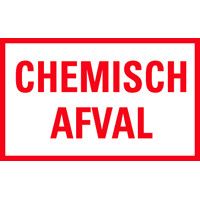 Tekstbord CHEMISCH AFVAL ITM Interma