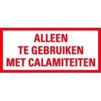 Calamiteiten Instructie pictogramsticker ITM Interma