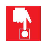 Handbrandmelder pictogrambord ITM Interma