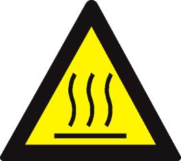 Heet oppervlak pictogrambord ITM Interma