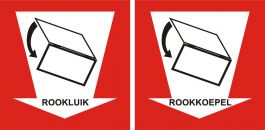Rookluik pictogrambord ITM Interma
